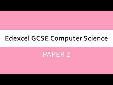 Edexcel GCSE Computer Science - 1CP2 Paper 2 Introduction