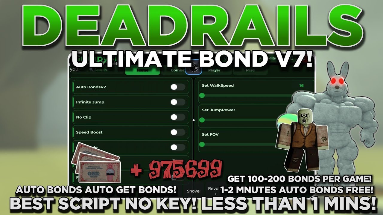 [NEW] Dead Rails Auto Bonds Script OP (AUTO BOND V7!) | GET BONDS EASILY 100-200 BONDS PER GAME 2026