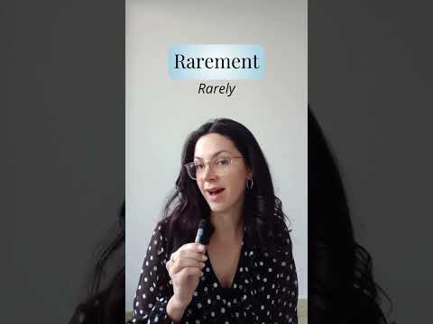 Rarement #frenchword #frenchpronunciation #learnfrench