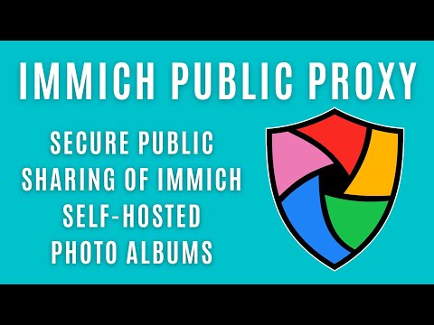 Immich Public Proxy shares your Immich photos and albums in a safe way