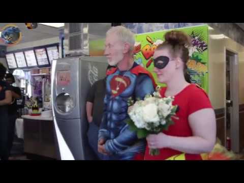 Batman And Wife! Indy Couple Get Married At White Castle