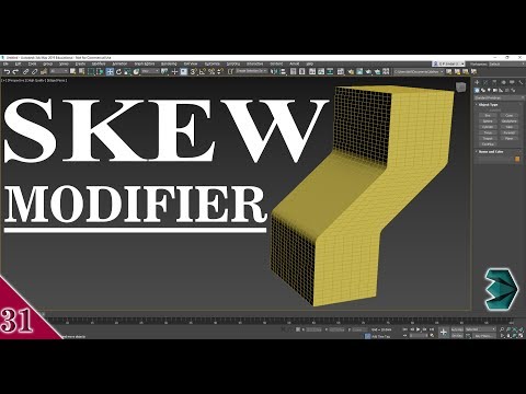 Learn 31 || SKEW MODIFIER || 3DS MAX FULL MODELING TUTORIAL IN HINDI || - Mind Luster