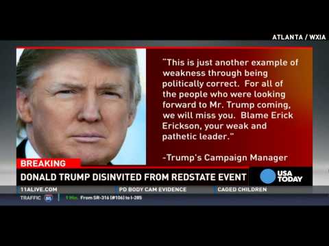 Trump dumped from conservative event after this comment