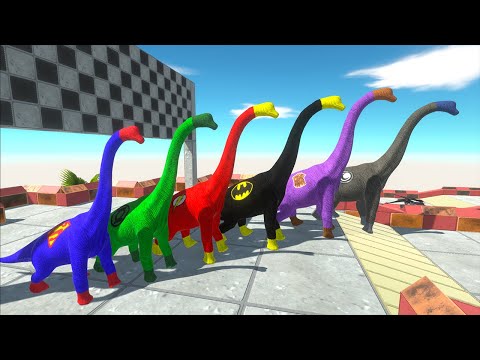 Hunting found Jurassic world evolution Brachiosaurus Justice League - Dinosaurs Race Champions