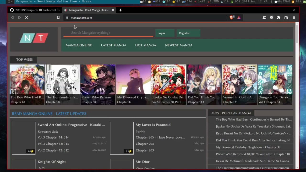 Read Manga Through the Command Line: manga-cli