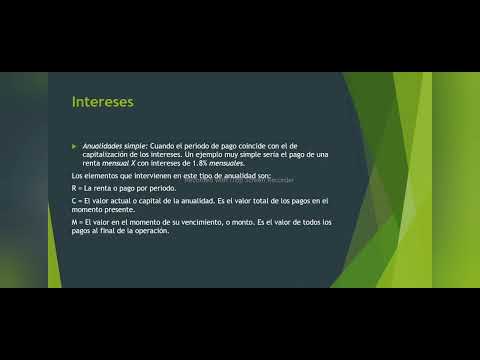 Anualidades simples(Presentacion de finanzas)