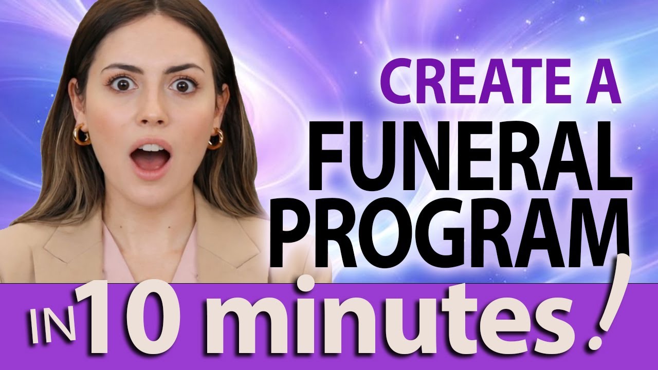 Create a Funeral Program in 10 Minutes! - The Funeral Program Site