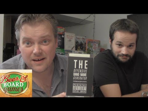 Offensive Band Name Generator (Beer and Board Games)