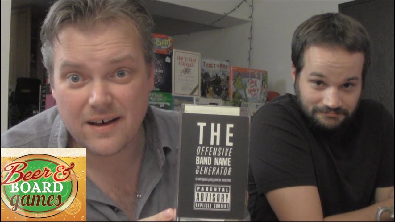 Offensive Band Name Generator (Beer and Board Games)