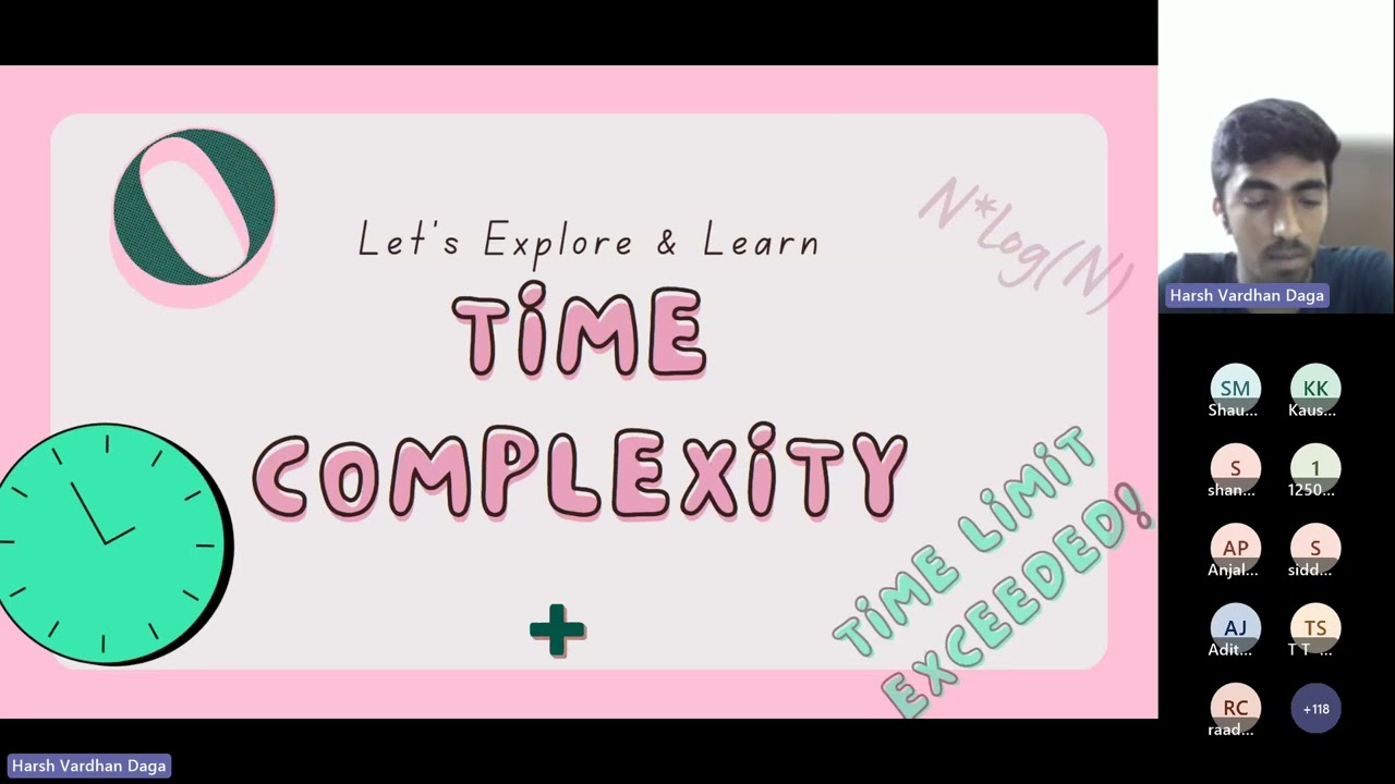 Competitive coding conclave Session 3 - Time complexity and Sorting