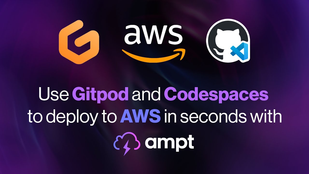 Use Gitpod and Codespaces to deploy to AWS in seconds with Ampt
