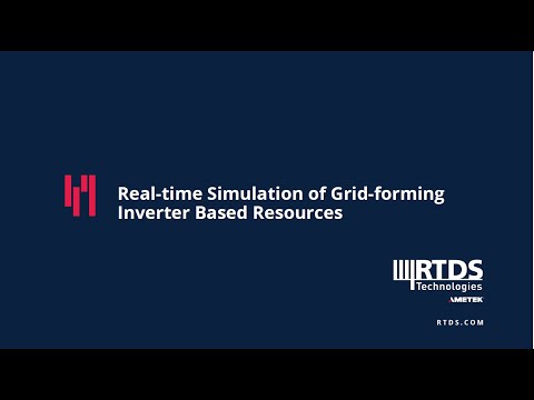 Real-time Simulation of Grid-forming Inverter-based Resources