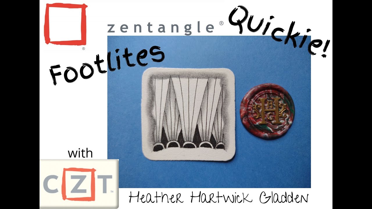 Footlites | Zentangle® Quickie