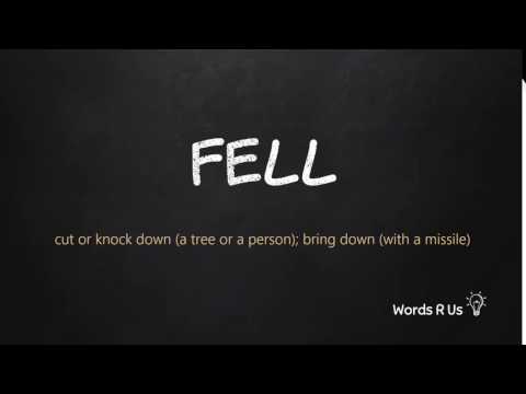 How to Pronounce FELL in American English