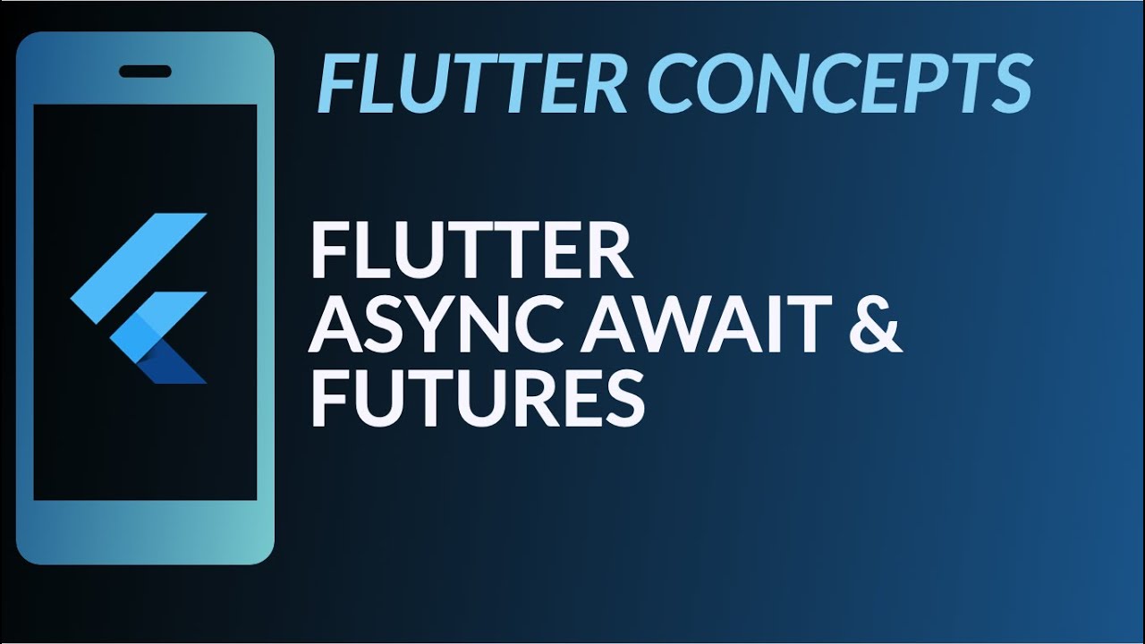 Flutter Concepts | Async Await and Futures | Dart