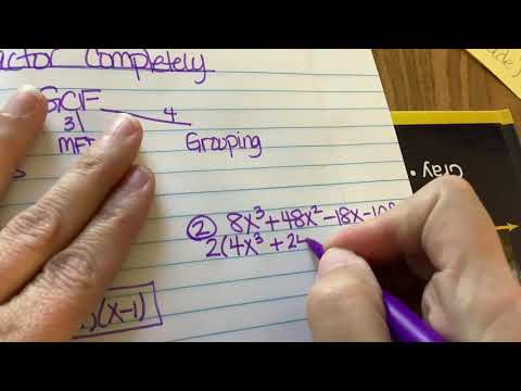 Factor completely