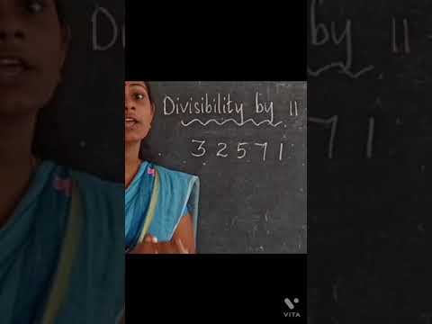 Divisibility rule for 11