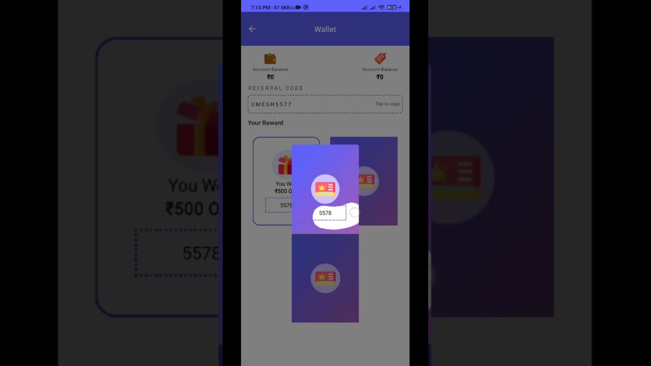 scratch card in react native #reactjs #reactnative #coding