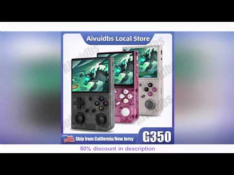 #BATLEXP G350 Handheld Game Console 3.5'' IPS Screen Linux System Dual Joystick Vibration Motor Re