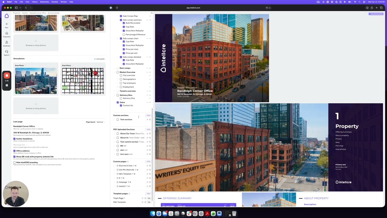 New IntellCRE Feature: Customizable Section Intros, Page Builder Gaps