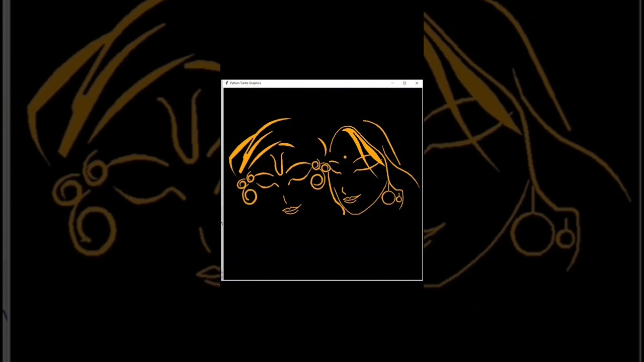 Python Library to create Animation video #coding #python #radhakrishna #animation