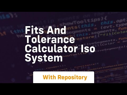fits and tolerance calculator iso system