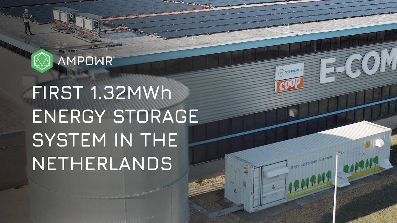The Netherlands first 1.32MWh Smart Energy Storage System - AmpiFARM™