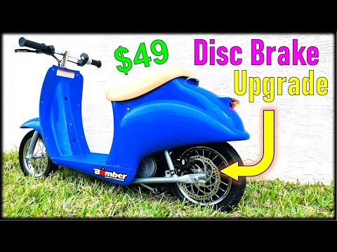 $49 Disc Brakes - Razor Pocket Mod - Hydraulic Brakes