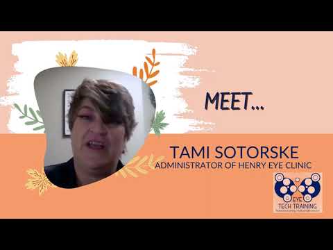 Tami Sotorske discusses her experience with Eye Tech Training