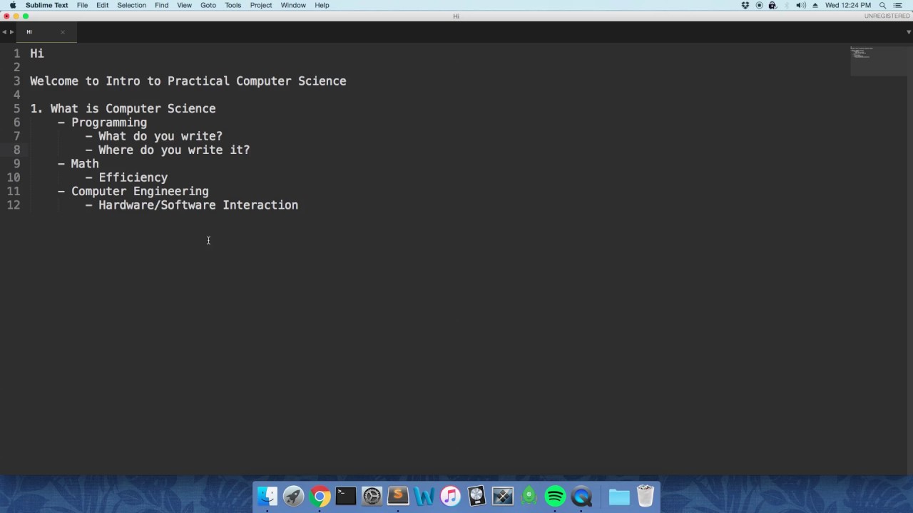 Intro to Practical Computer Science - 001