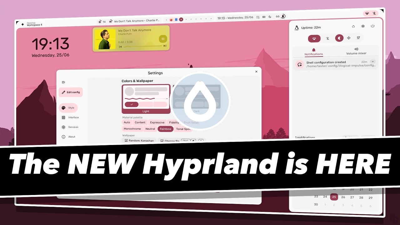 THE NEW ARCH LINUX HYPRLAND SETUP 2025 (Ft. End4 DotFiles)