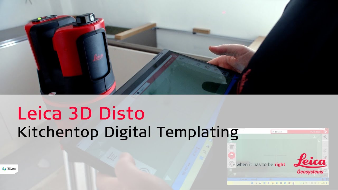 Leica 3D Disto: Countertop Digital Templating