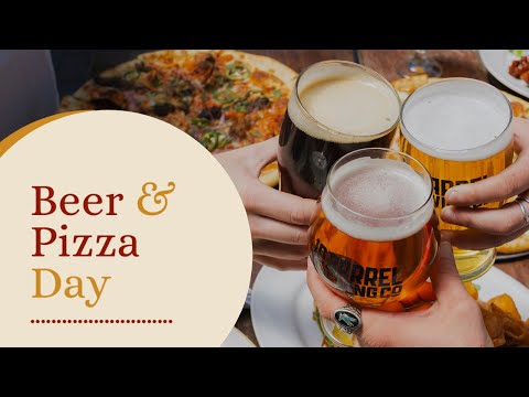 Beer and Pizza Day Video Template (Editable)