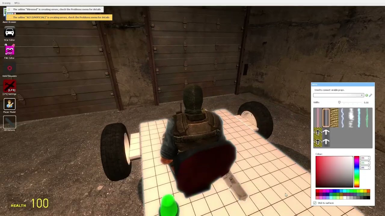 Gmod ACF addon not working. LUA errors and need help!!