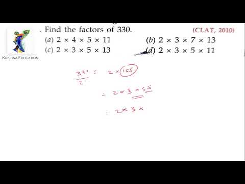 find the factors of 330.