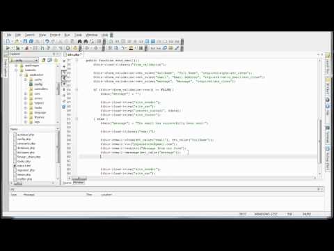 Learn CodeIgniter Tutorials Basic Website Email Library Sending Email Part 8 8 - Mind Luster