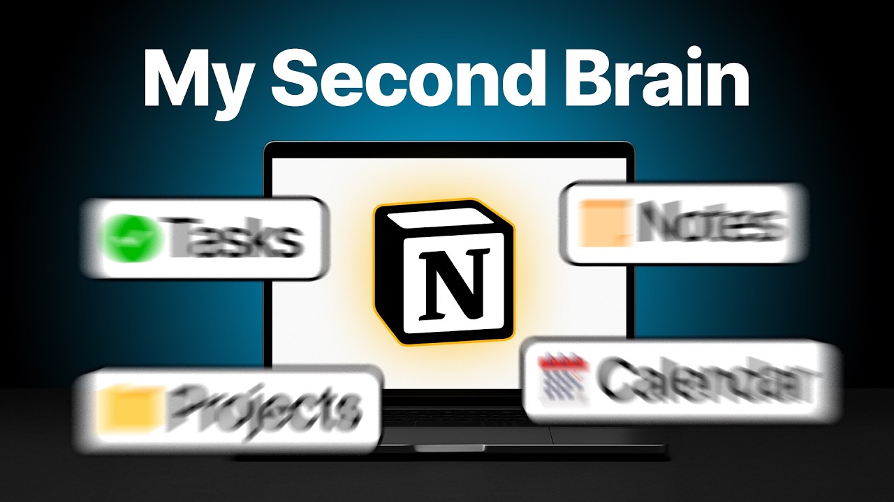 My 2026 Notion Second Brain Template (FULL TOUR)