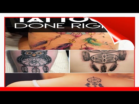50 Gorgeous Dreamcatcher Tattoos Done Right !
