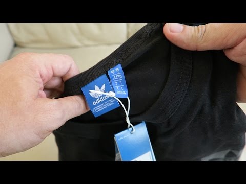 ADIDAS MEN ORIGINALS STREET ESSENTIALS TEE T-SHIRT AJ7879BLACK UNBOXING