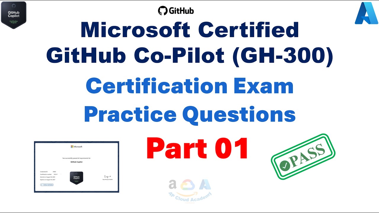 GitHub Co-pilot GH-300  Certification Exam Practice Questions Answer Part 01