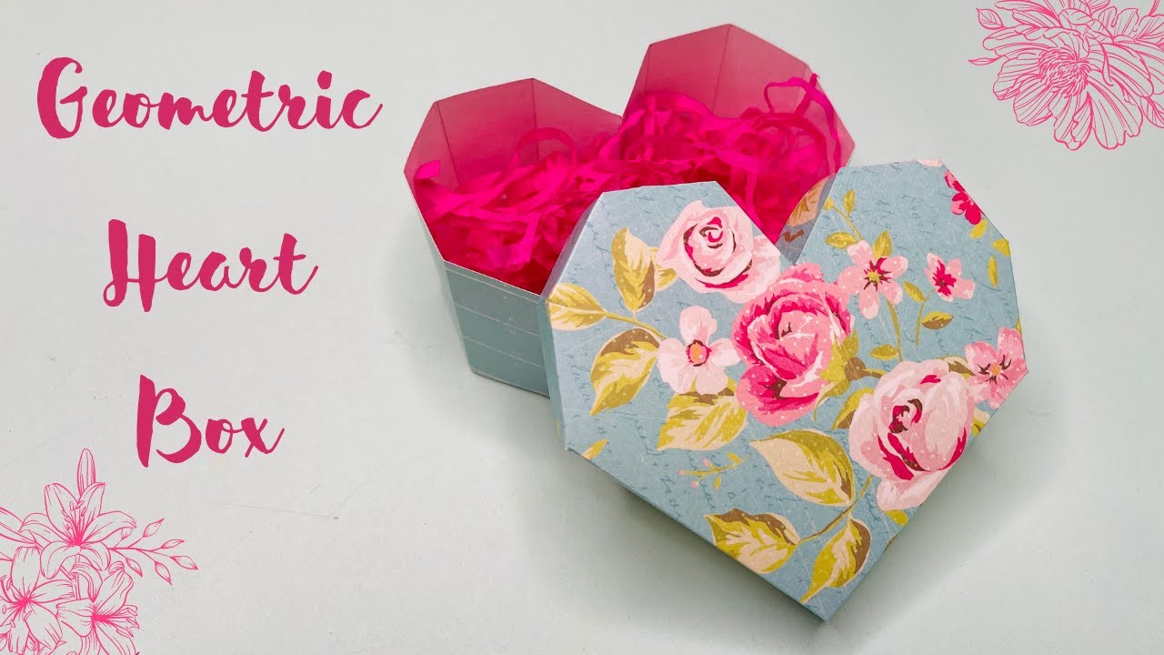 Geometric Heart Gift Box | Gift Wrapping Ideas