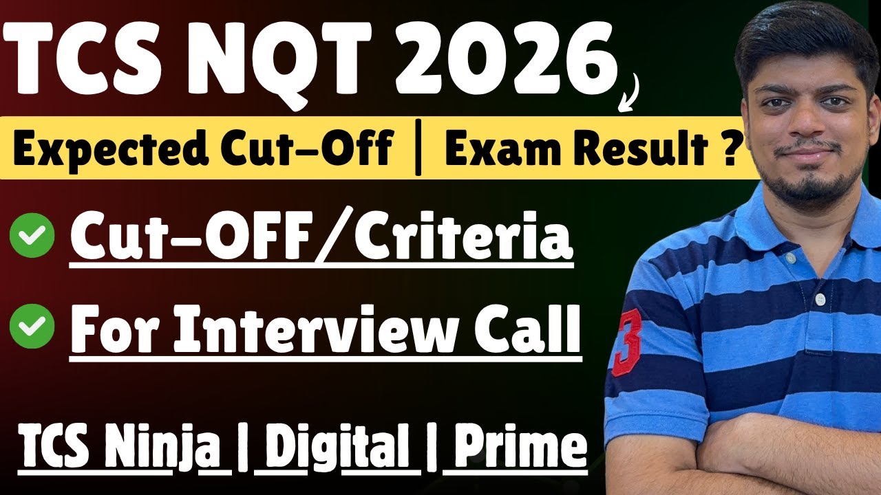 🔥TCS Cut-Off 2026 | TCS NQT Cut-Off 2026 | Criteria For Interview Call? | TCS NQT Exam Result ?