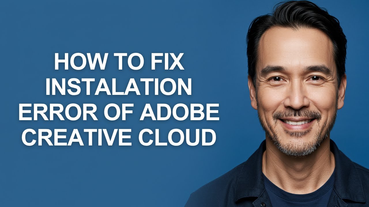 How to Fix Instalation Error Of Adobe Creative Cloud - KevinHowTo