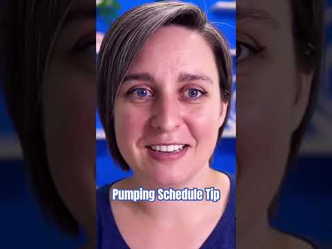 Top Tip for your PUMPING SCHEDULE