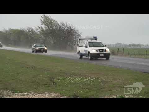 03-16-2023 Griffith, TX - Large Hail & Wall Cloud