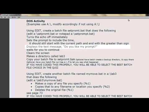Command prompt batch file examples