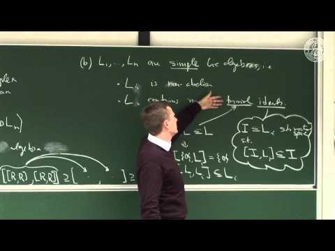 Classification of Lie algebras and Dynkin diagrams - Lec 14 - Frederic Schuller