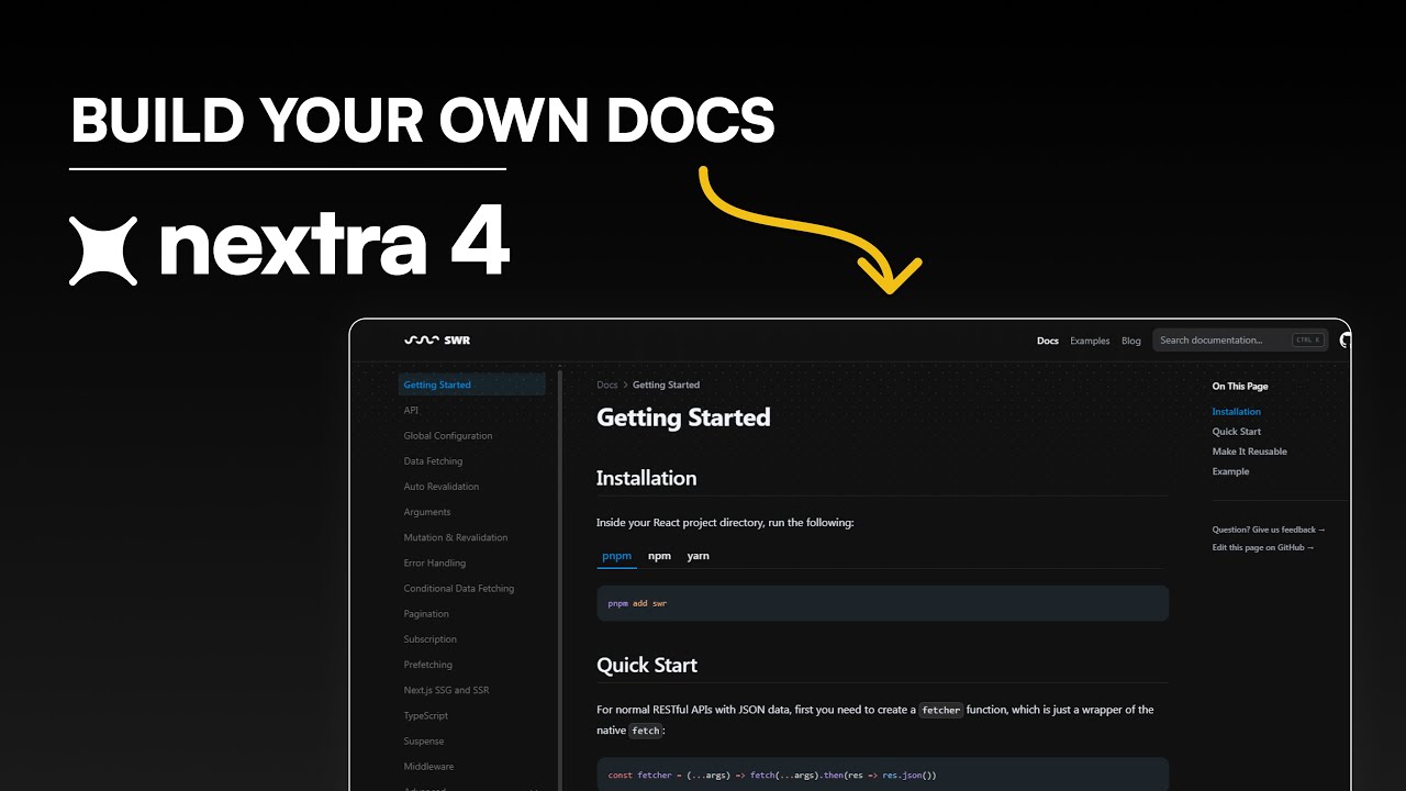 GitHub - bhavya-dang/nextra-docs-demo-yt: Nextra 4 Tutorial