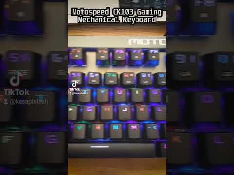 Motospeed CK103 #shorts #gamer #gaming #pcbuild #pcgamer #pcsetup #pc #pcgaming #gamingkeyboard #rgb