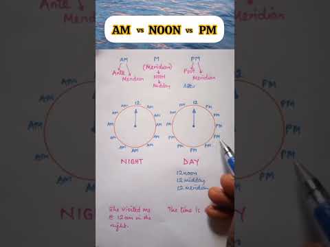AM vs NOON vs PM Demystified
